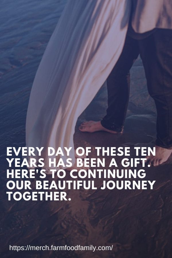 240+ Heartfelt 10 Year Anniversary Quotes for Cards (2024)