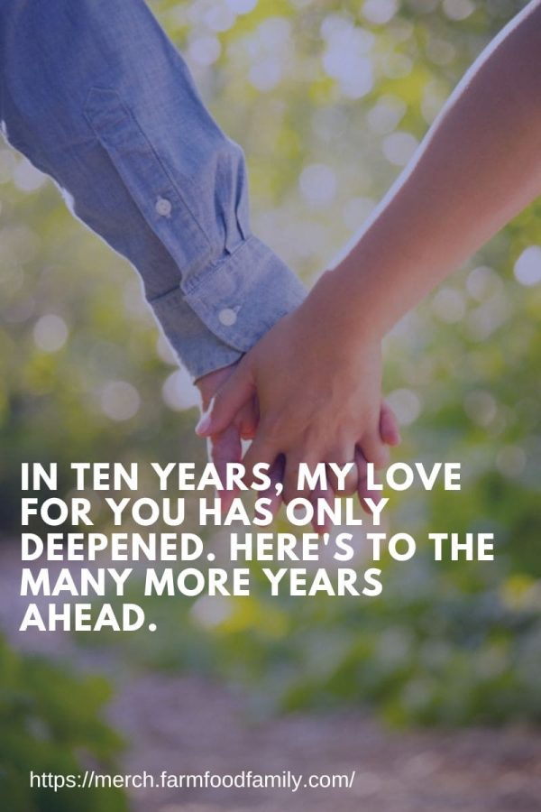 240+ Heartfelt 10 Year Anniversary Quotes for Cards (2024)