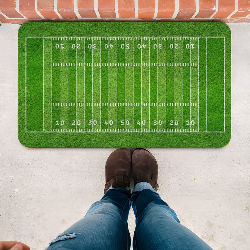 Football Field Doormat - Farm Food Family Merch
