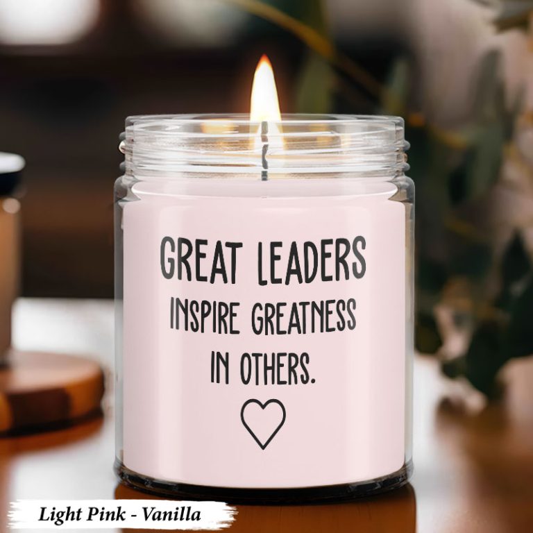 Greatest Leader Candle - Farm Food Family Merch
