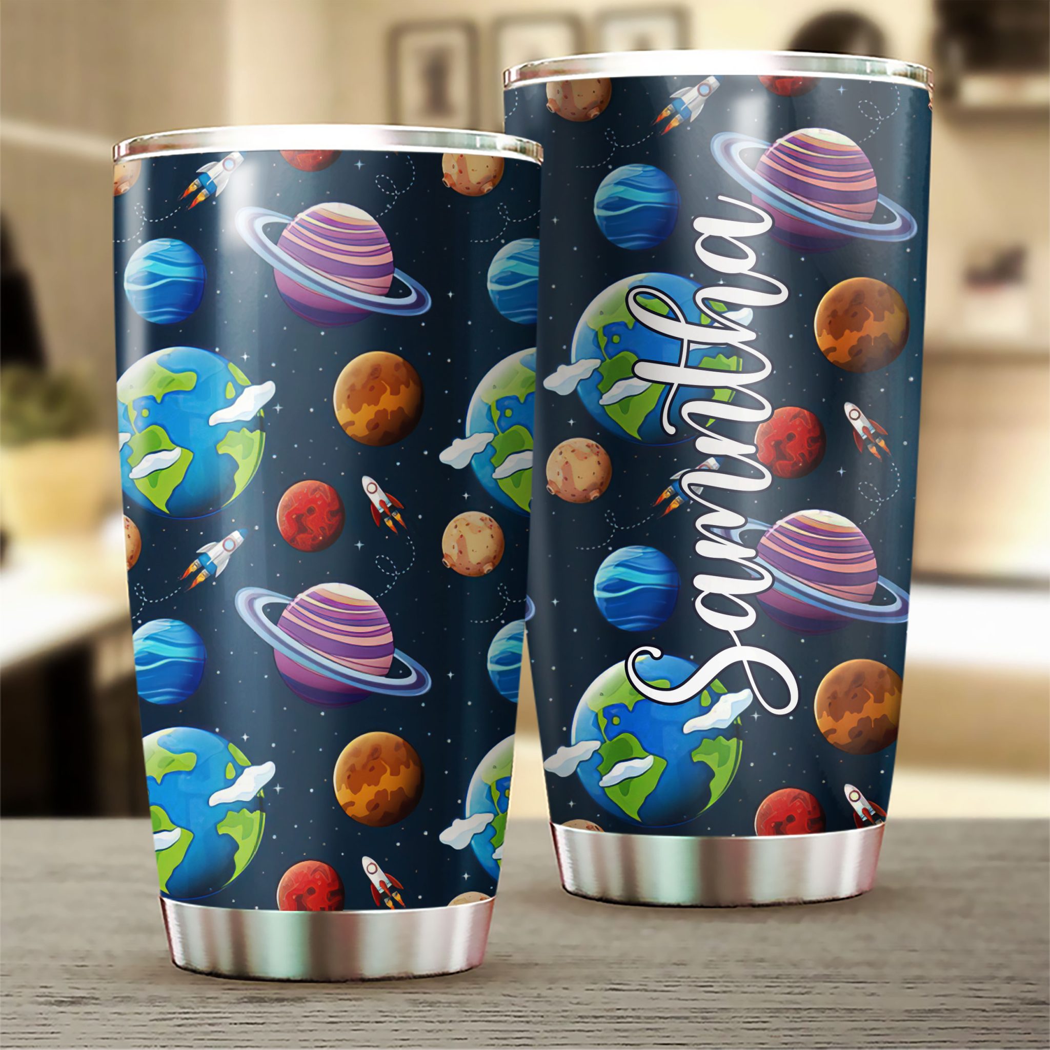 Astronomy Planet Custom Tumbler - Farm Food Family Merch