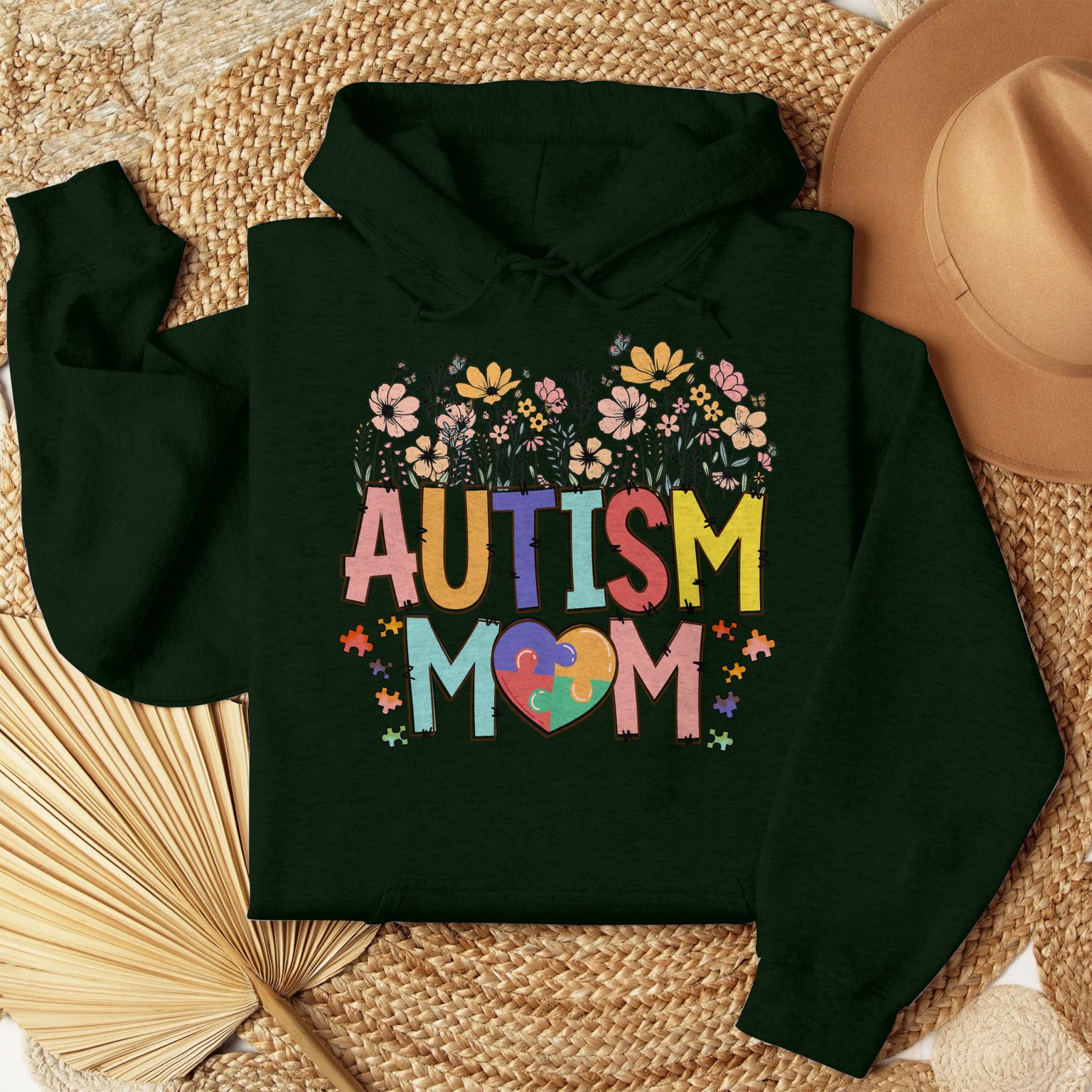 Autism Mom Shirt, Retro Autism Mom TShirt - Farm Food Family Merch