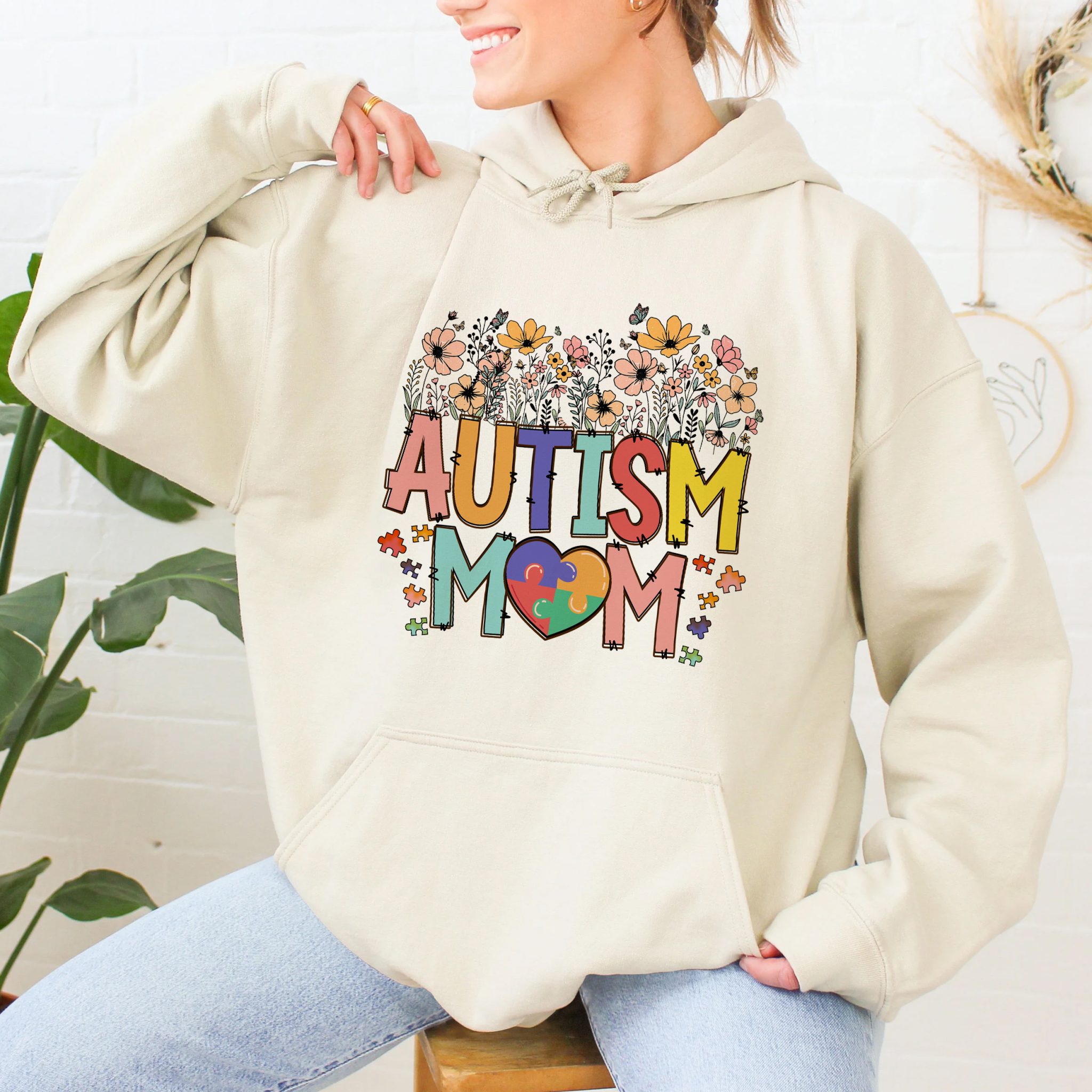 Autism Mom Shirt, Retro Autism Mom TShirt - Farm Food Family Merch