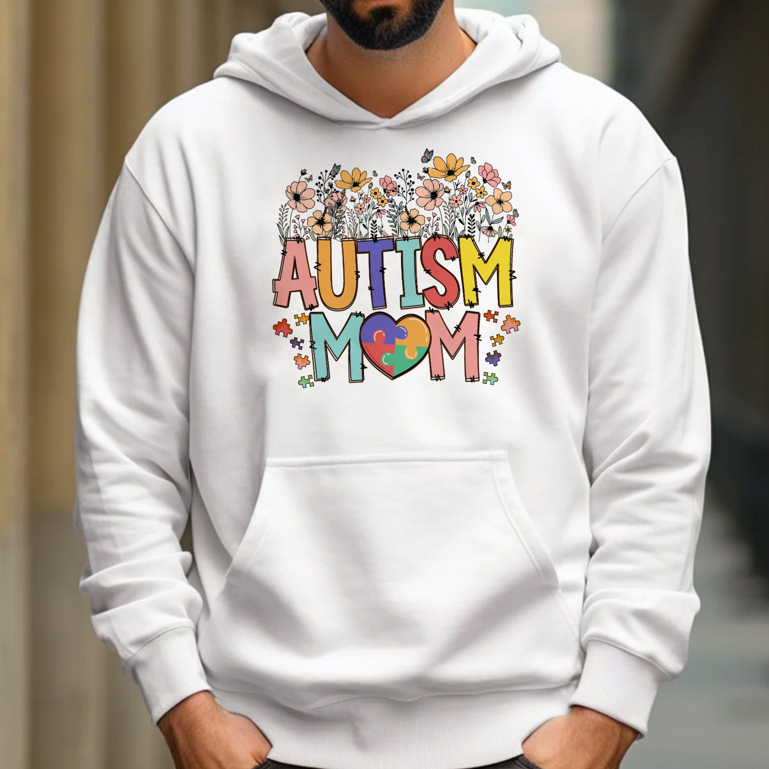 Autism Mom Shirt, Retro Autism Mom TShirt - Farm Food Family Merch