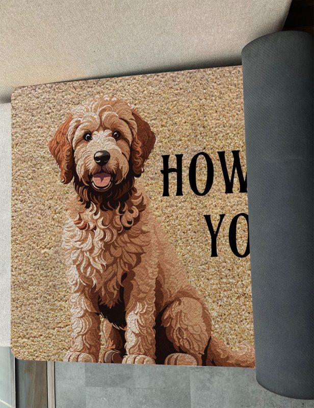 How Doodle You Do Doormat, Labradoodle Door Mat - Farm Food Family Merch