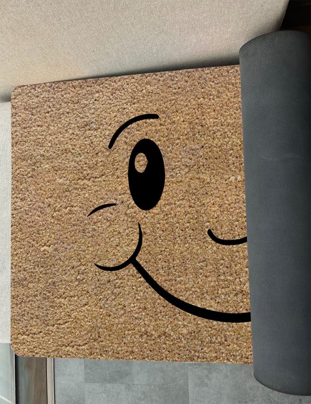 Funny Face Doormat, Funny Welcome Mat - Farm Food Family Merch